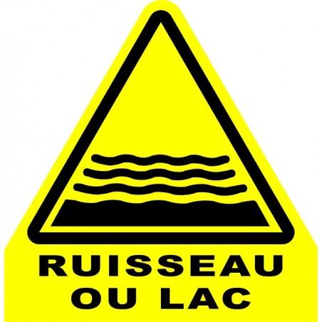 TRIANGLE DE DANGER CHUTE DE PIERRE