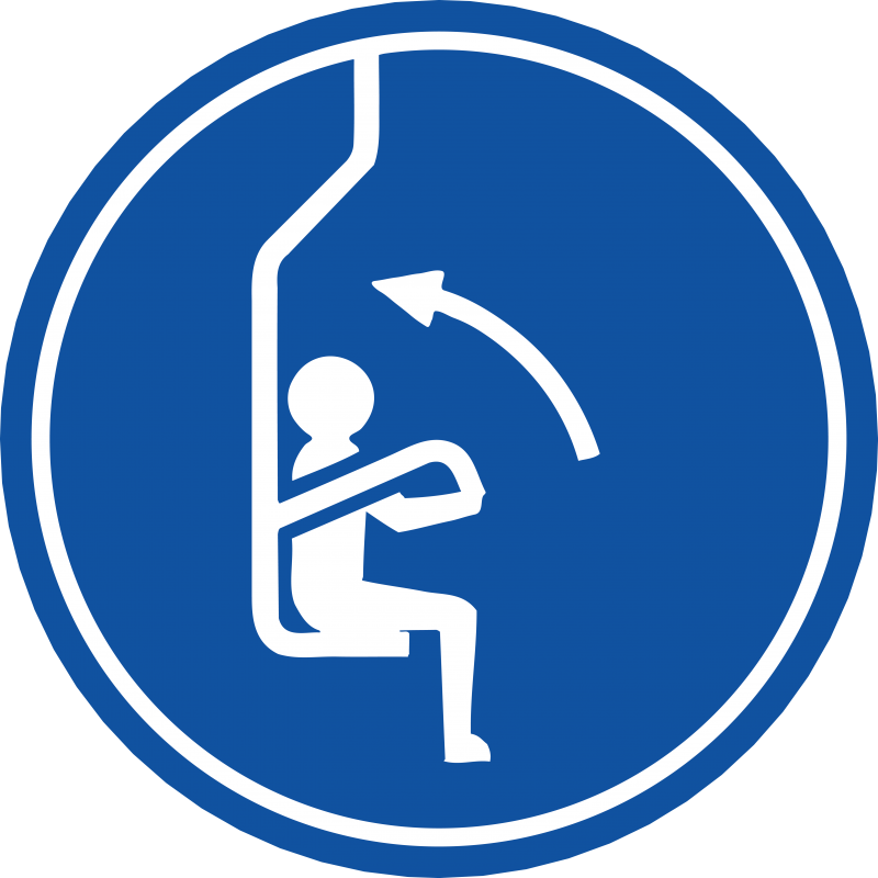 PANNEAU D'INFORMATION ASSEYEZ VOUS ICI